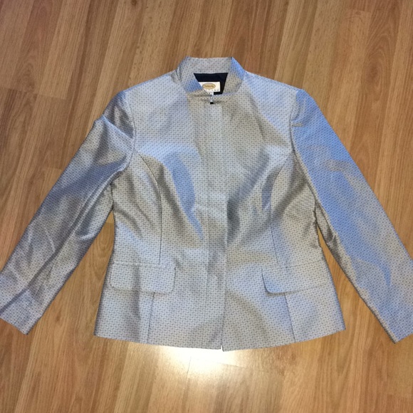 Talbots | Jackets & Coats | Talbots Petite Grayblack Hidden Button ...